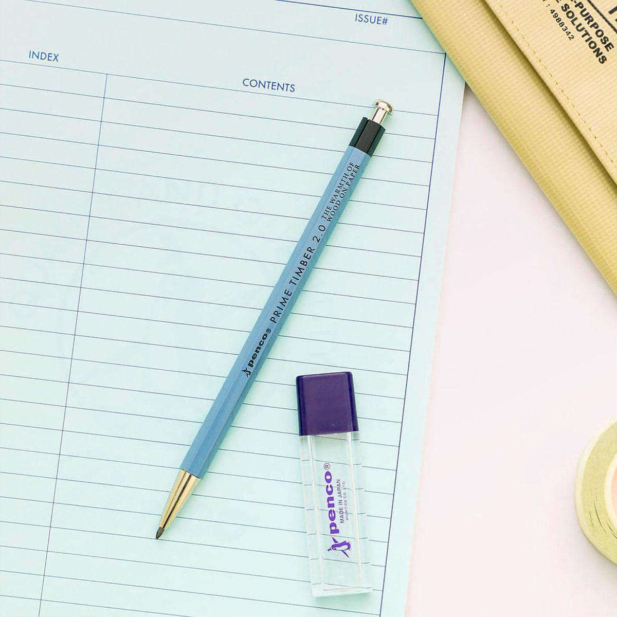 Prime Timber mechanical pencil – Blue – PAPIERNICZENI