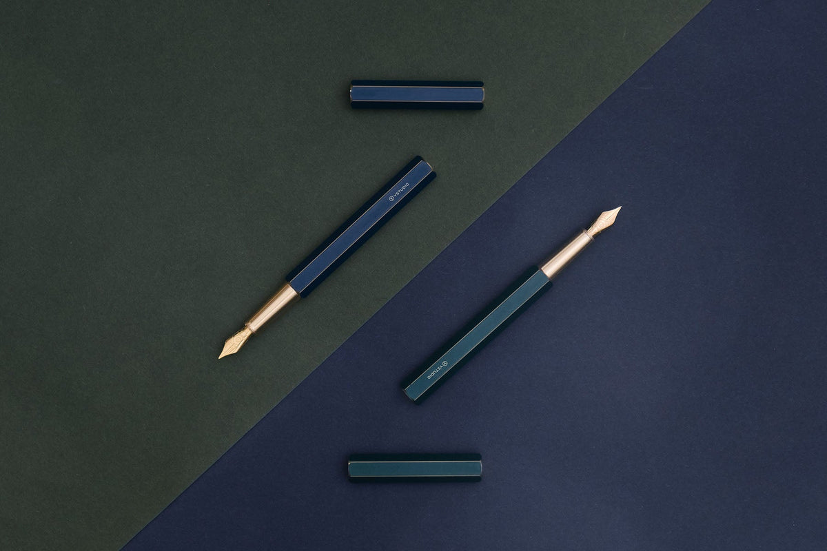 YSTUDIO Classic Revolve Fountain Pen – Blue – PAPIERNICZENI
